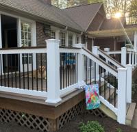 China Home Use FRP Hand Railing Fiberglass Balustrades 36cm-96cm Width for sale