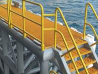 China Anti Corrosion Moisture Proof FRP Handrail Used In Humid Coast Areas for sale