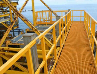 China Anti Corrosion Moisture Proof FRP Handrail Used In Humid Coast Areas for sale