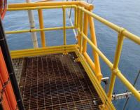 China Anti Corrosion Moisture Proof FRP Handrail Used In Humid Coast Areas for sale