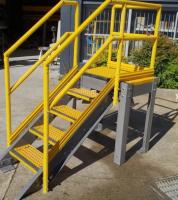 China Weather Resistance 36cm Width FRP Handrail System To Make Full Use Of Your Space for sale