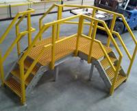 China Weather Resistance 36cm Width FRP Handrail System To Make Full Use Of Your Space for sale