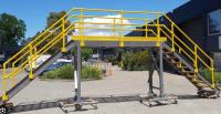 China Weather Resistance 36cm Width FRP Handrail System To Make Full Use Of Your Space for sale