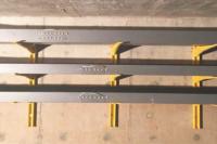 China Light Weight FRP Pultruded Profiles Fiberglass Bracket Acid Resistance,Yellow Fiberglass Cable bracket for sale