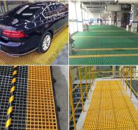 China FRP Moulded Grating Used In Car Wash for sale