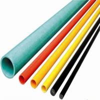 China Colourful Hollow Fiberglass Tube  Smooth Treatment Fiberglass Mortar Tube for sale