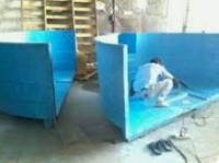 China Half Transparent FRP Hand Lay Up Fiberglass Fish Tank For Aquarium Exhibition for sale