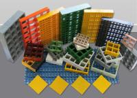 China Lightweight FRP Floor Grating Fibreglass Walkway Grating 38*38*25mm for sale