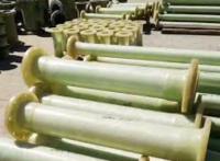 China High Thermal Resistant FRP Round Tube Air Duct Pipe For Environment Protection for sale