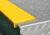 China Slip Resistance FRP Structural Profiles Angle Profiles Customized Length,Fiberglass Pultruded Profiles Structural Square for sale
