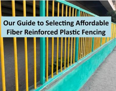 China Mixed Colour Customizable FRP Fence Weather Resistant 2 Years Warranty for sale