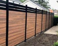 China Beautiful Wood Clour 6ft FRP Fencing High Durability Low Maintenance for sale
