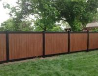China Beautiful Wood Clour 6ft FRP Fencing High Durability Low Maintenance for sale