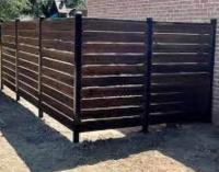 China Beautiful Wood Clour 6ft FRP Fencing High Durability Low Maintenance for sale