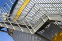 China Strong FRP Railing Systems Construction Site Fiberglass Staircase Railing for sale