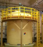 China High Structural Cylinders FRP Handrail Round Fence On Top Of Tanks 36-96inch for sale