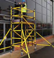 China Textured Smooth Finish FRP Handrail FRP Scaffolding Non Conductive for sale