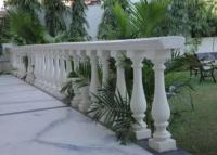 China Popular White FRP Balustrade Fiberglass Balcony Railings For Home Hotel for sale