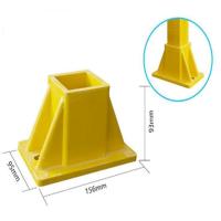 China UV Resistance Fibreglass Accessories FRP Connectors For Square Tube,FRP Square Tube Fittings for sale