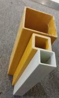 China High Strength Frp Pultruded Pipe Fiberglass Square Tube For Building Industry for sale