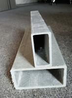 China Fiberglass Square Tube FRP Pultrusion Profiles Pultruded Tube for sale