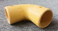 China High Strength FRP Connectors Handrail Fence Fittings Fiberglass Tee / Pipe Connector Tube Elbow for sale