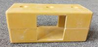 China 50mm FRP Square Tube Connector Four Way SMC Moulded Accessaries For Construction Usage for sale