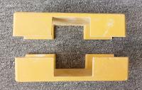 China 50mm FRP Square Tube Connector Four Way SMC Moulded Accessaries For Construction Usage for sale