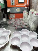 China Plastic 100% Melamine Crockery Dinnerware Raw Material Food Grade Molding for sale