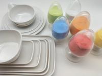 China Urea Molding Resin Powder Amino Moulding Plastics For Molding Melamine Plate Bowl for sale