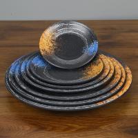 China Various Size Of Round Melamine Plate Sushi Melamine Dish Stock Available for sale