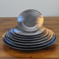 China Various Size Of Round Melamine Plate Sushi Melamine Dish Stock Available for sale