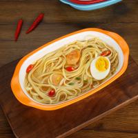 China Multicolor Rectangle Restaurant Oval Melamine Big Bowl Eco Friendly 10 Inch for sale