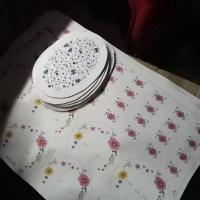 China Flower Decals 30% Melamine And 100% Melamine Tableware Customized for sale