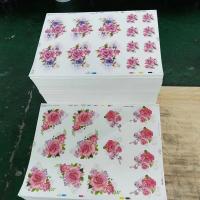 China Beautiful Color Melamine Decal Paper For Melamine Tableware for sale