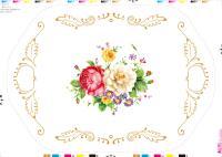 China China Ceramic Cup Water Transfer Printing Decal Paper For Melamine Plates for sale
