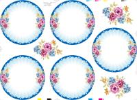 China China Ceramic Cup Water Transfer Printing Decal Paper For Melamine Plates for sale