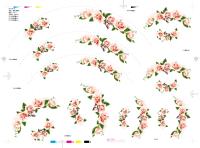 China Colourful Printed Decal Paper For Melamine Dinnerware Products for sale