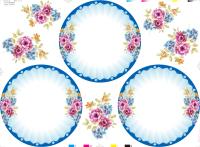 China Decorative melamine paper for dinnerware For Melamine Plates Melmaine Decal Paper for sale