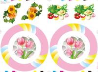 China Decorative melamine paper for dinnerware For Melamine Plates Melmaine Decal Paper for sale