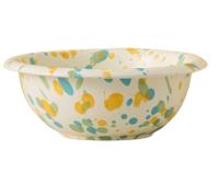 China Customizable Melamine Bowl with Various Sizes and Designs Available for Personalization，Dots Powder Melamine Tableware. for sale