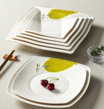 China Custom White Color Melamine Tableware Big Plastic Kitchen Serving Bowls for Ramen for sale
