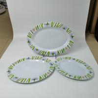 China Customized Lovely Pink Melamine Dinner Plate Gift Set JD-30808 for sale