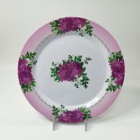 China Customized Lovely Pink Melamine Dinner Plate Gift Set JD-30808 for sale