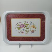 China High Quality Hotel Restaurant Plastic ABS Non Slip Serving Trays Fast Food Plate Tray for sale