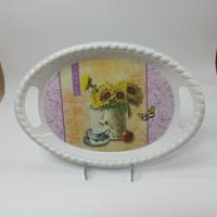 China High Quality Hotel Restaurant Plastic ABS Non Slip Serving Trays Fast Food Plate Tray for sale