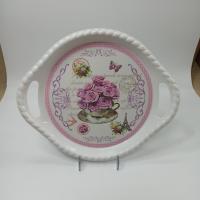 China High Quality Hotel Restaurant Plastic ABS Non Slip Serving Trays Fast Food Plate Tray for sale