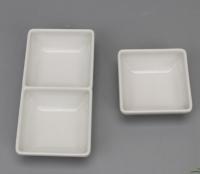 China Custom White Color Melamine Tableware Big Plastic Hotel Serving Bowls for sale