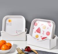 China Temperature Resistant and Customizable Color Melamine Container for Various Uses for sale