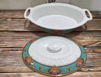 China Easy To Clean And Durable Melamine Serving Bowl With Bright Color And Ceramic Look for sale